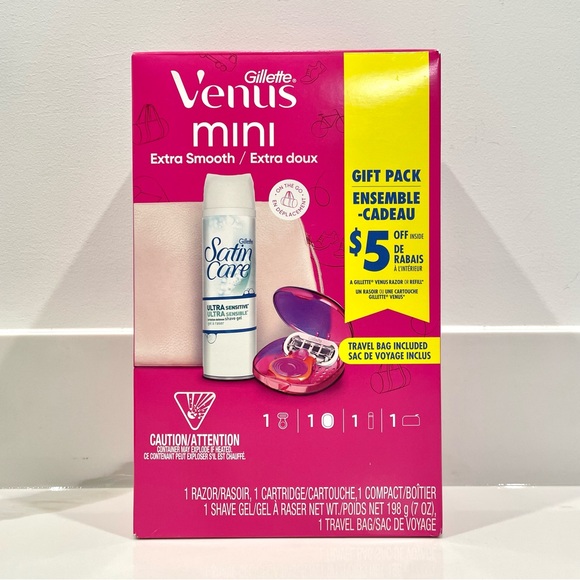 gillette | Bath & Body | New Gillette Venus Mini Extra Smooth Razor ...